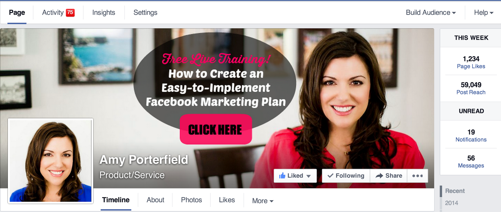 Facebook Page Timeline Layout