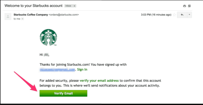 How to share a cup of Starbucks coffee with your social media community.