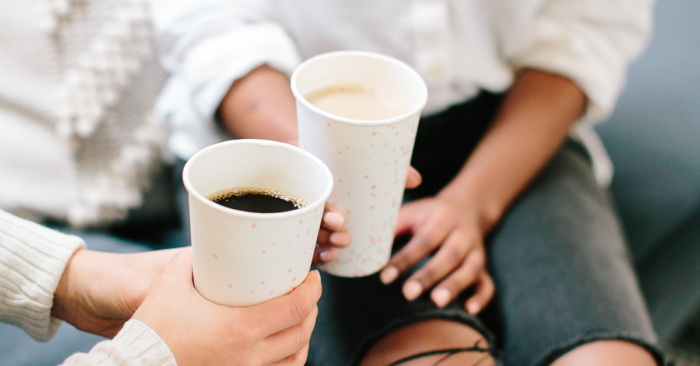How to share a cup of Starbucks coffee with your social media community.