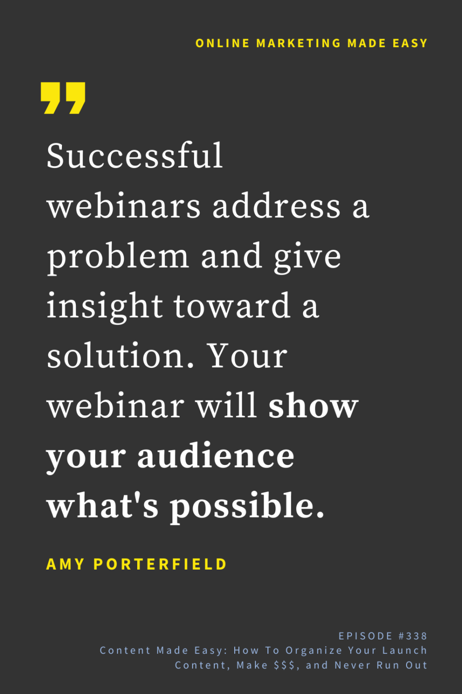 #338: Content Made Easy: How To Organize Your Launch Content, Make ...